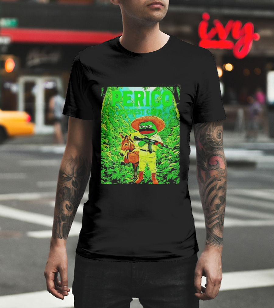 Perico Highest Caff Jungle Donkey Explorer T-Shirt