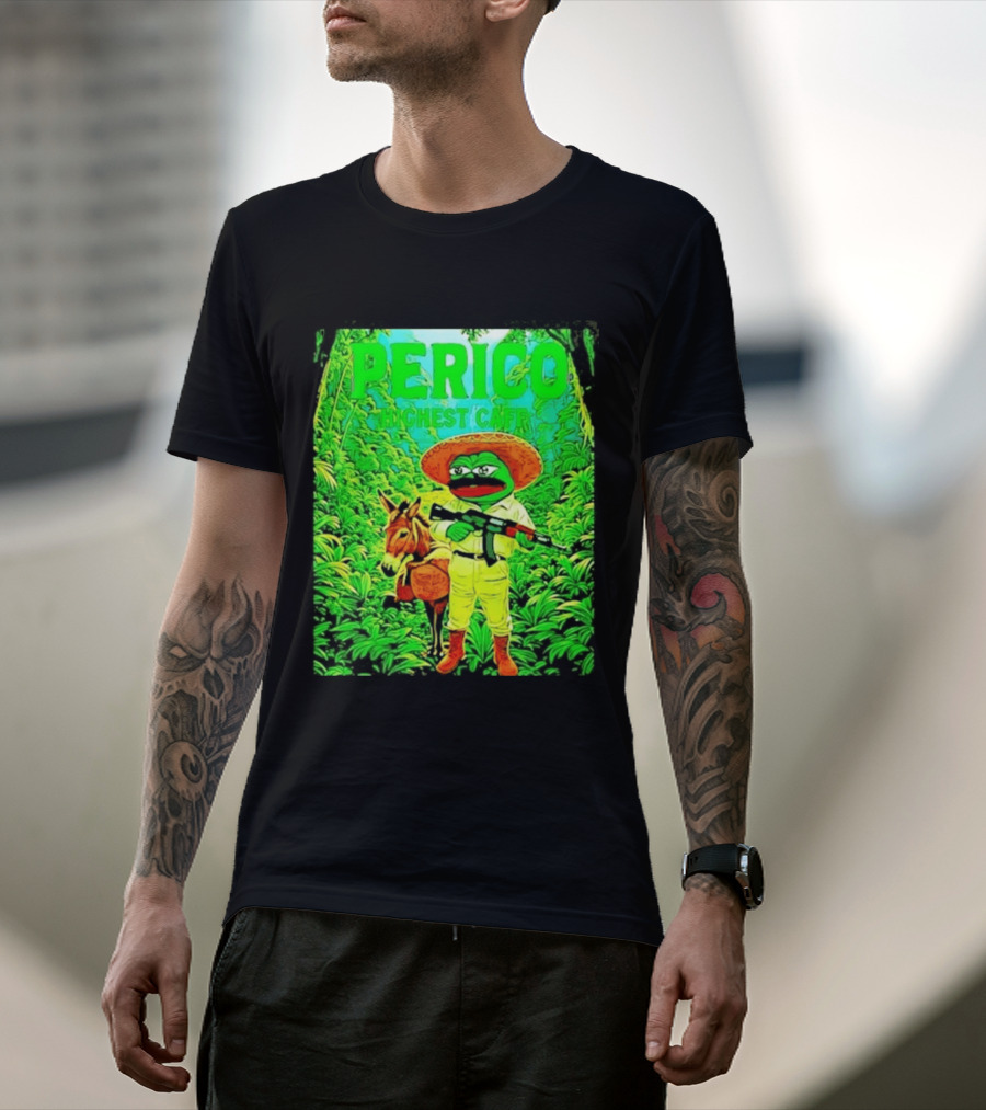 Perico Highest Caff Jungle Donkey Explorer T-Shirt