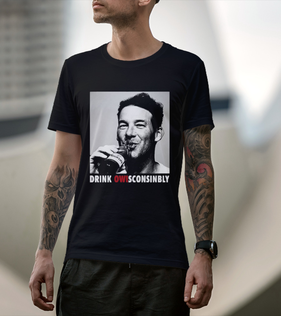 Tony Romo Drink OWIsconsinbly High Life T-Shirt