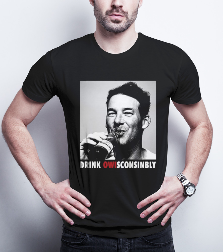 Tony Romo Drink OWIsconsinbly High Life T-Shirt