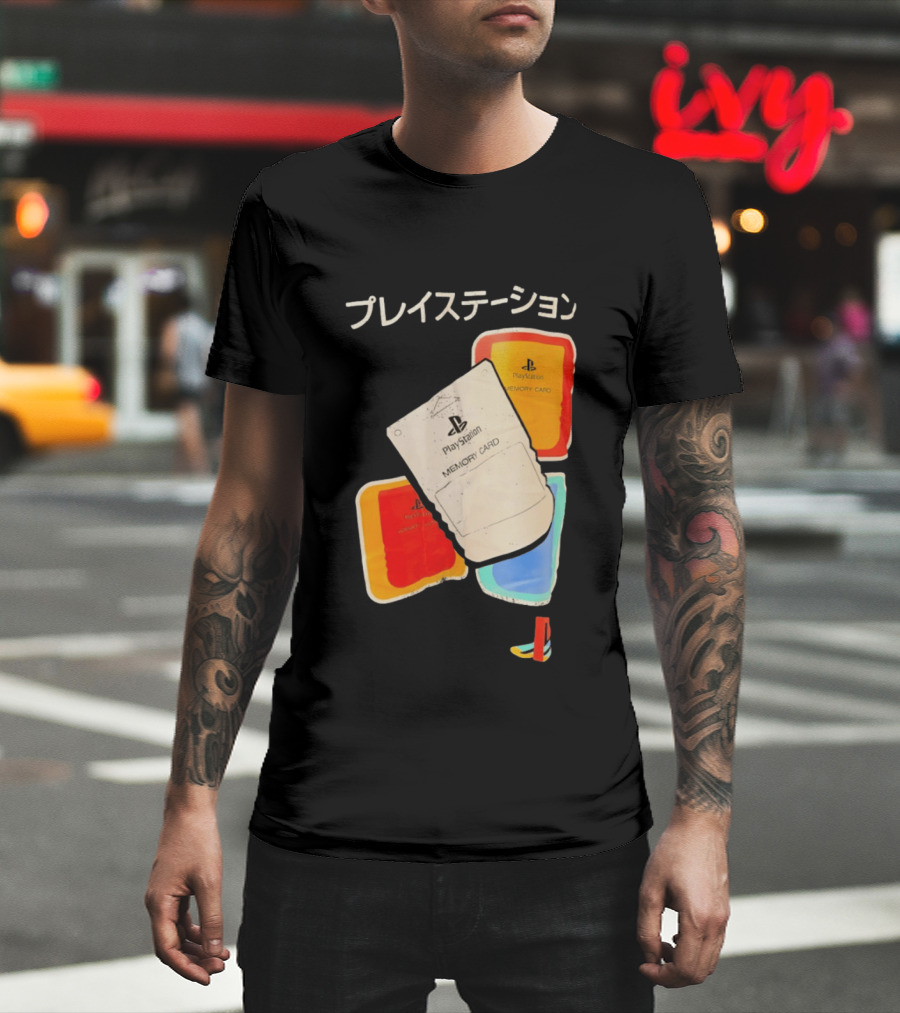PlayStation Memory Card PS1 Sony Classic Retro Gaming Accessories T-Shirt