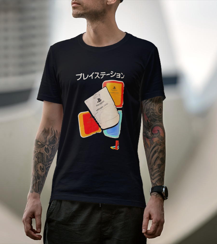 PlayStation Memory Card PS1 Sony Classic Retro Gaming Accessories T-Shirt
