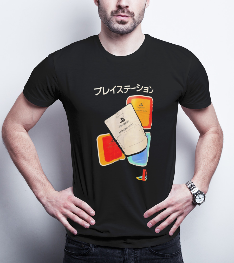 PlayStation Memory Card PS1 Sony Classic Retro Gaming Accessories T-Shirt