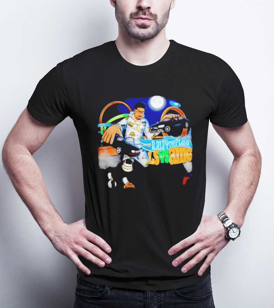 Ralfy The Plug LS Vs AMG Hot Wheels Racing Adventure With Street Style And Iconic Moonlit Scene T-Shirt