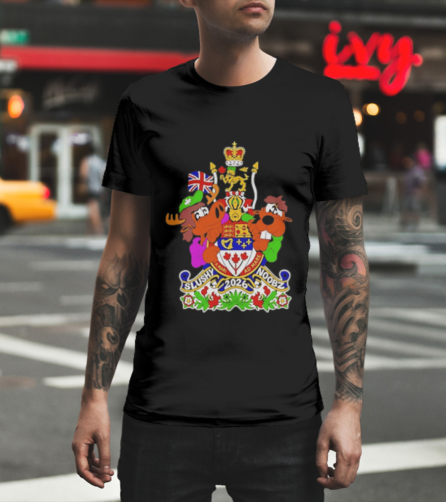 Slushy Noobz 2026 Coat Of Arms A Mari Ad Mare Martin Hamzah T-Shirt