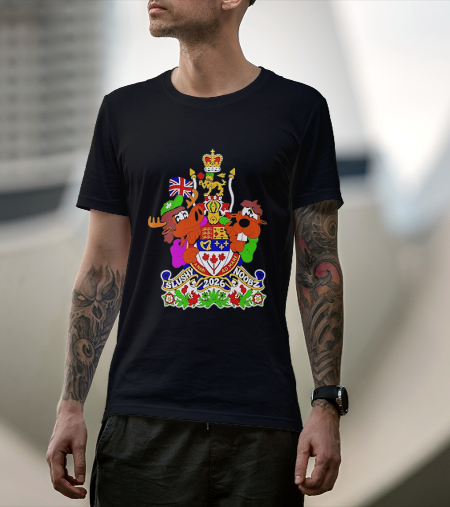 Slushy Noobz 2026 Coat Of Arms A Mari Ad Mare Martin Hamzah T-Shirt