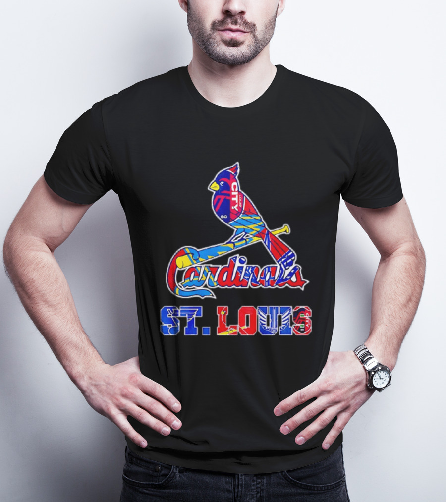 St Louis Cardinals City SC Soccer Baseball T-Shirt