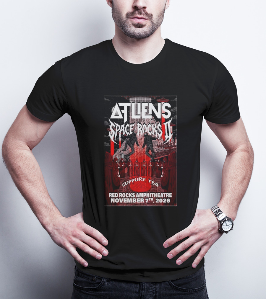 ATLIENS Space Rocks II Red Rocks Amphitheatre November 7 2026 T-Shirt