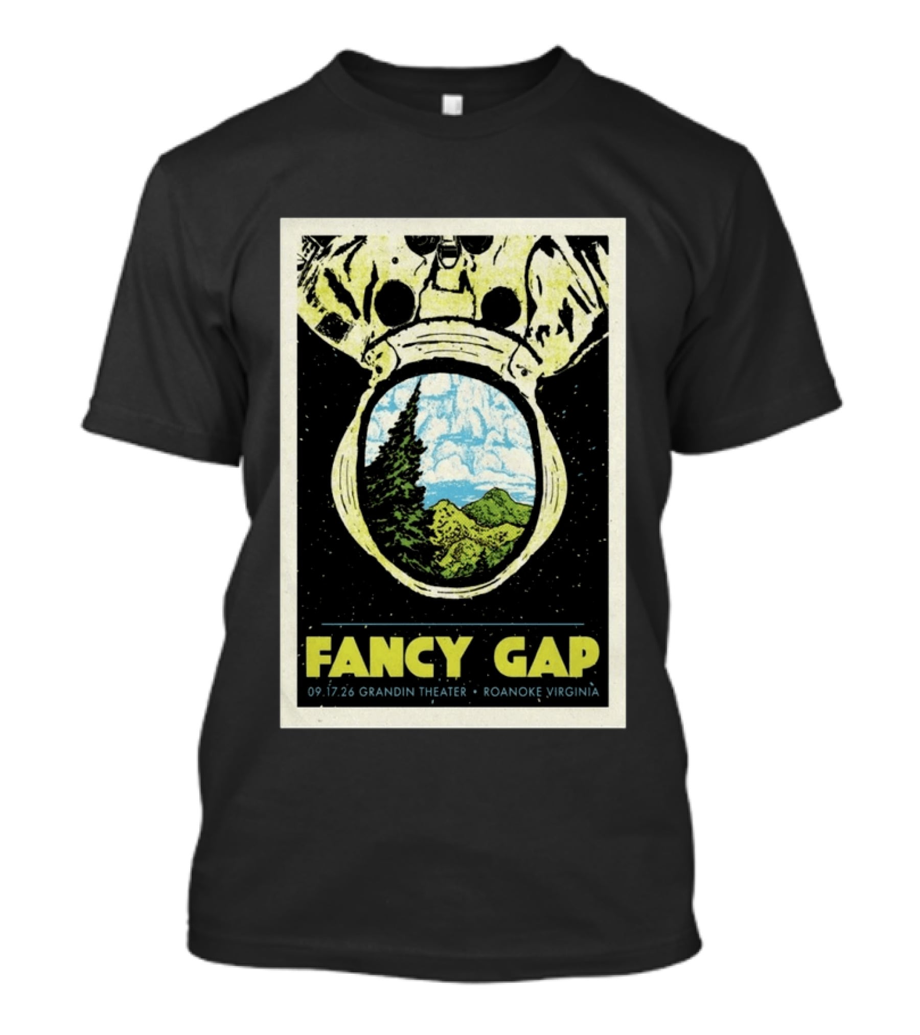 Fancy Gap 09 17 26 Grandin Theater Roanoke Virginia T-Shirt