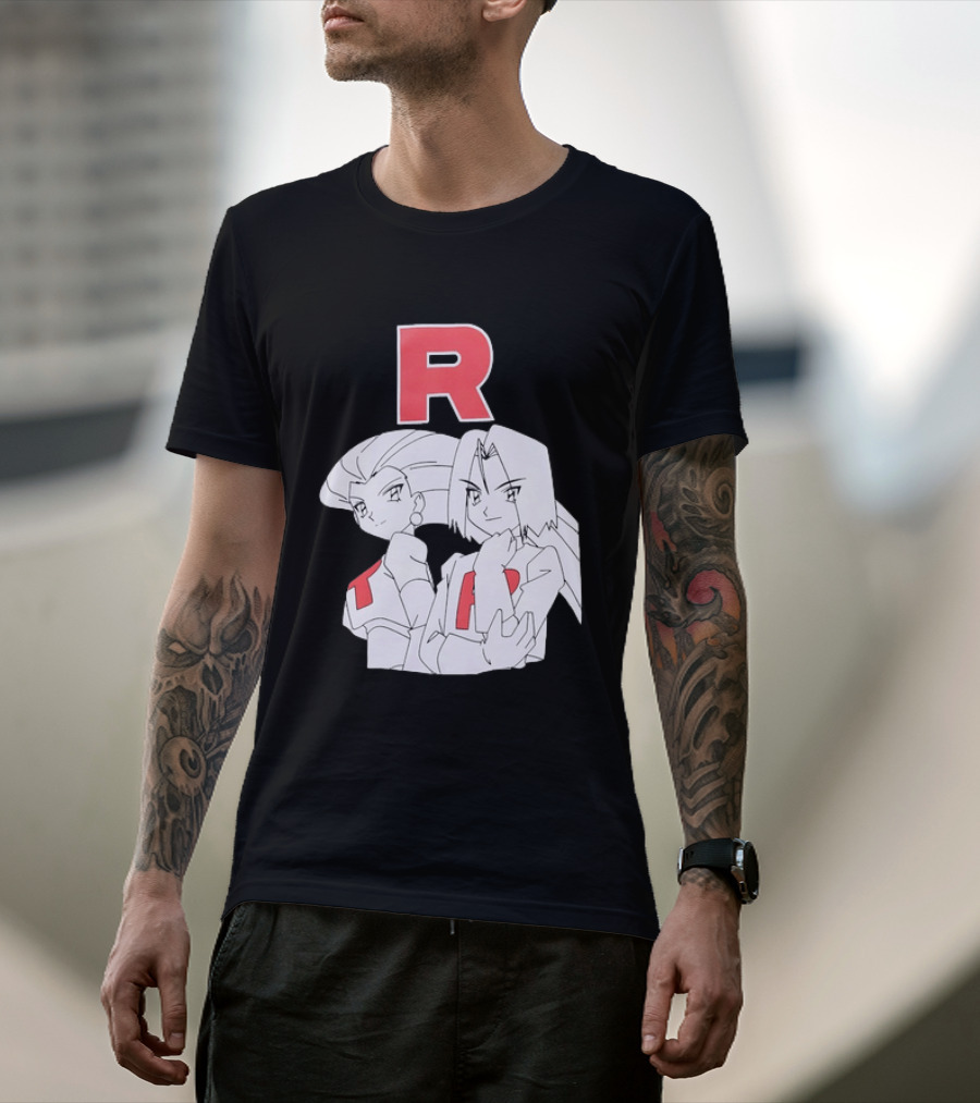 Jessie James Team Rocket R POKEMON Characters T-Shirt