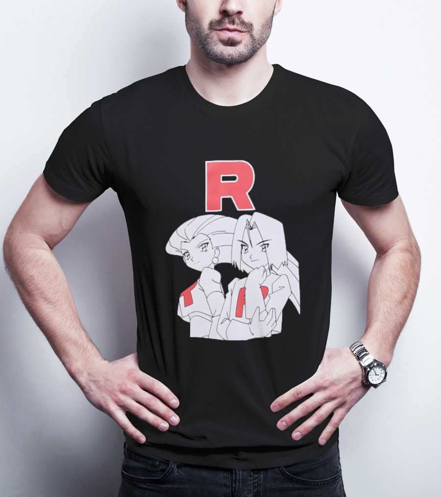Jessie James Team Rocket R POKEMON Characters T-Shirt