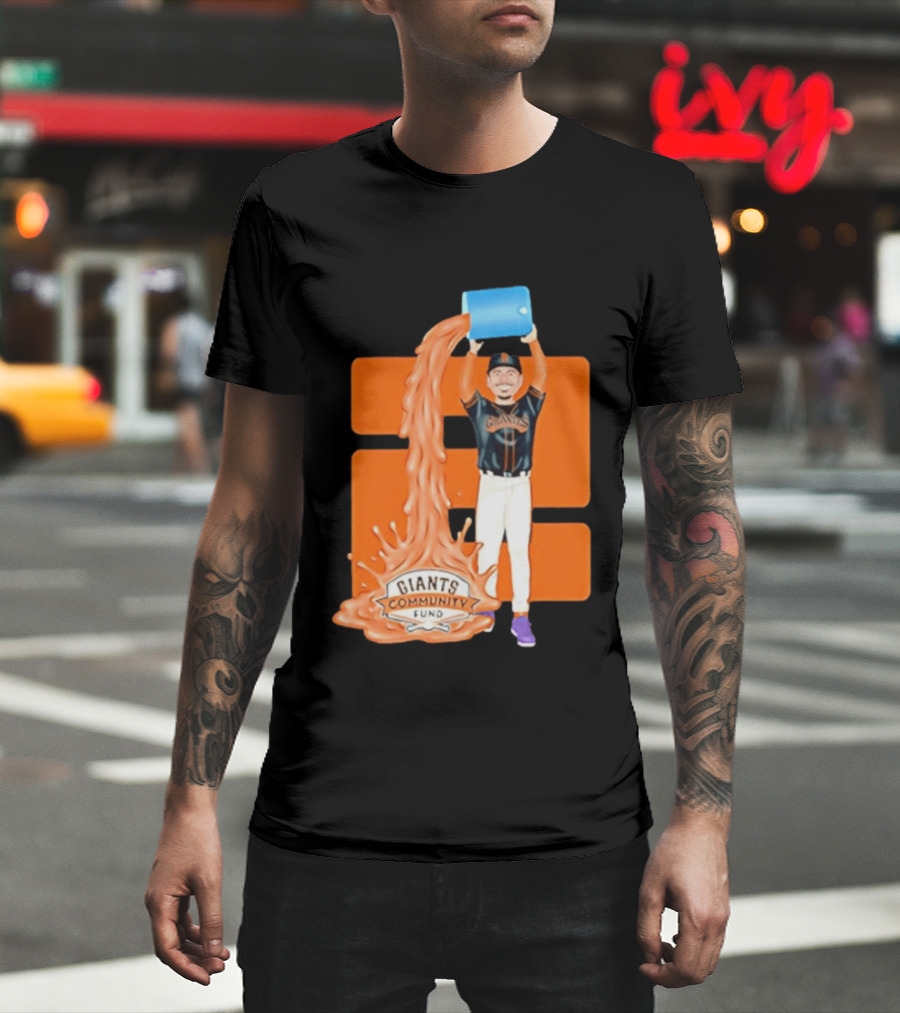 San Francisco Giants Community Fund Logan Webb Splash T-Shirt