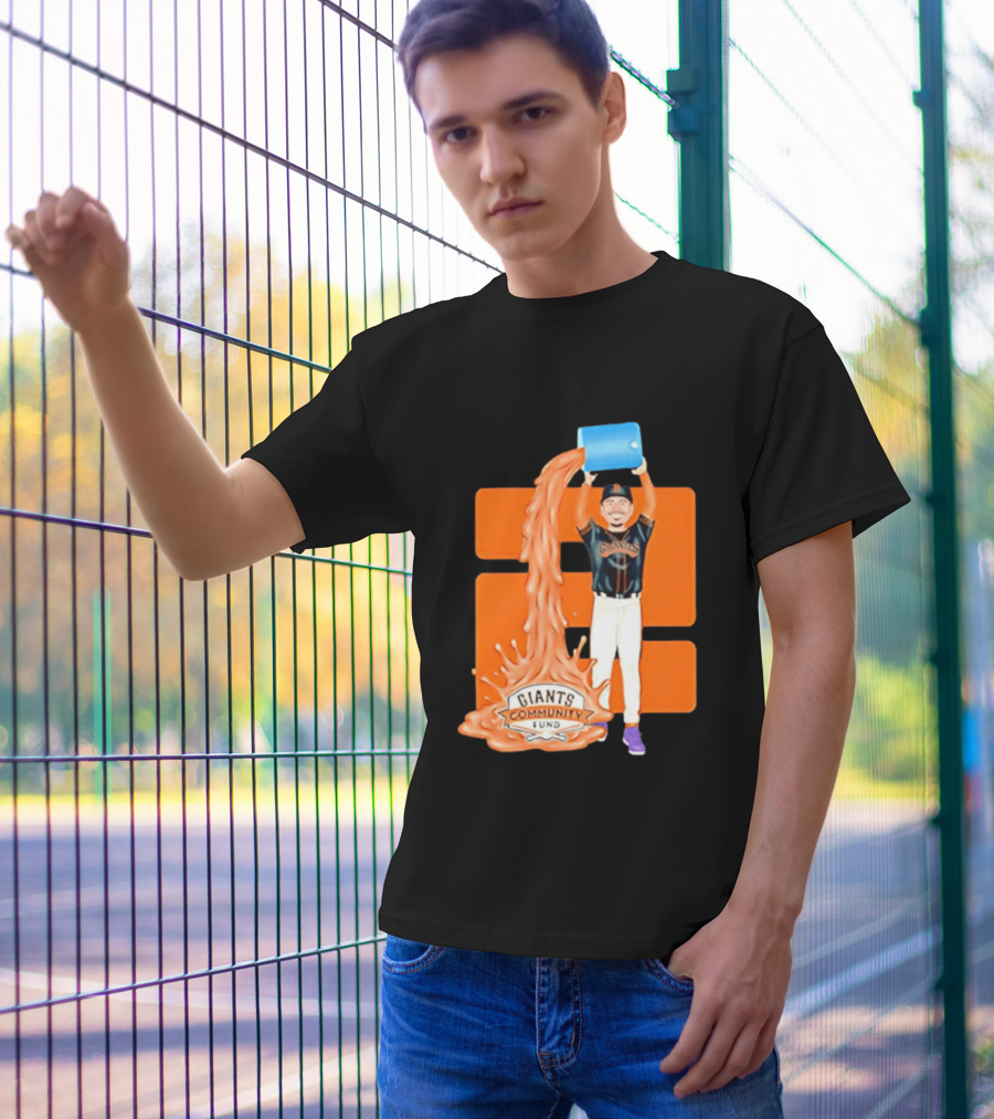 San Francisco Giants Community Fund Logan Webb Splash T-Shirt
