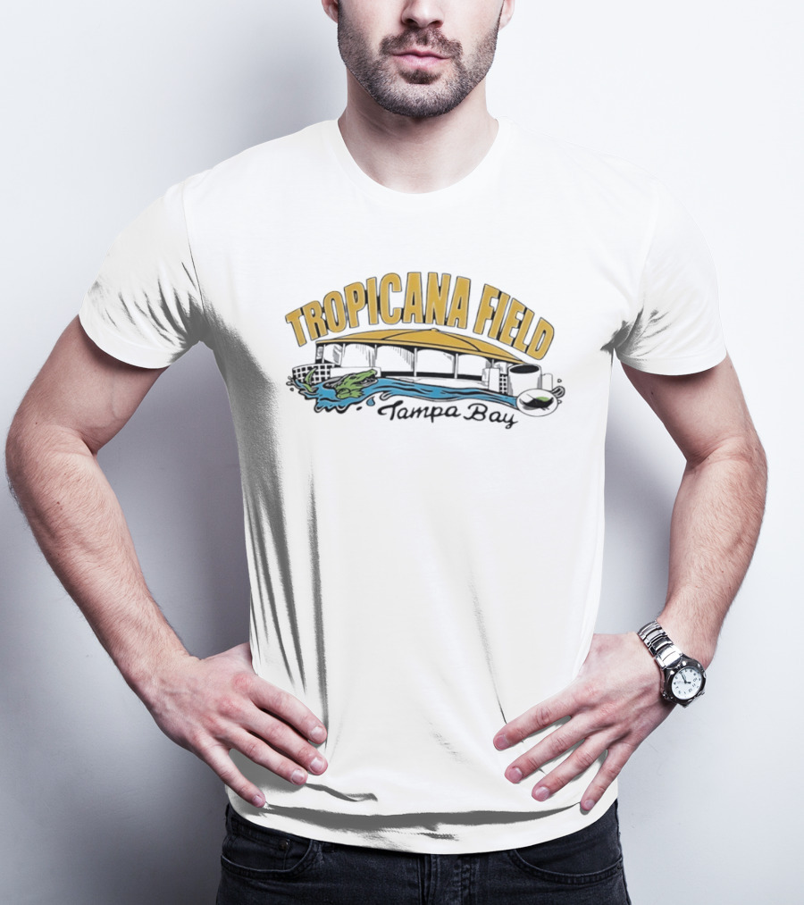 Tropicana Field Tampa Bay Stadium MLB Baseball T-Shirt