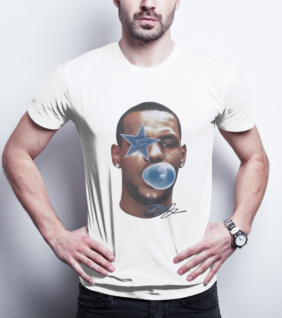 LeBron James Game Changer Star Blue Bubble 23 T-Shirt