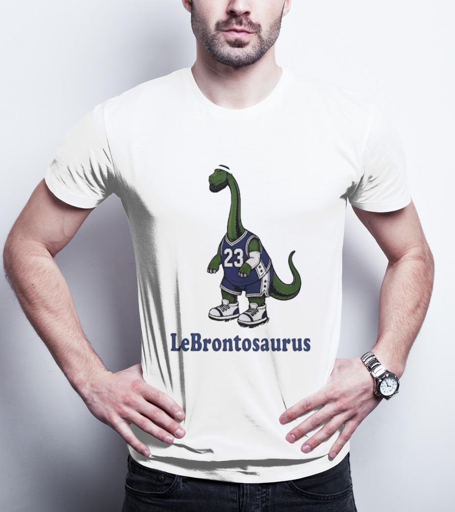 Lebrontosaurus 23 Basketball Dinosaur Philadelphia 76ers Lebron James T-Shirt