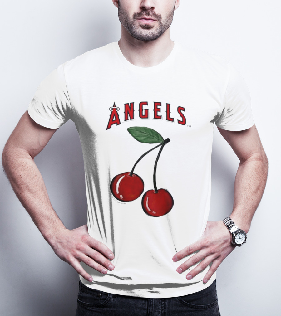 Los Angeles Angels Tiny Turnip MLB Cherries T-Shirt