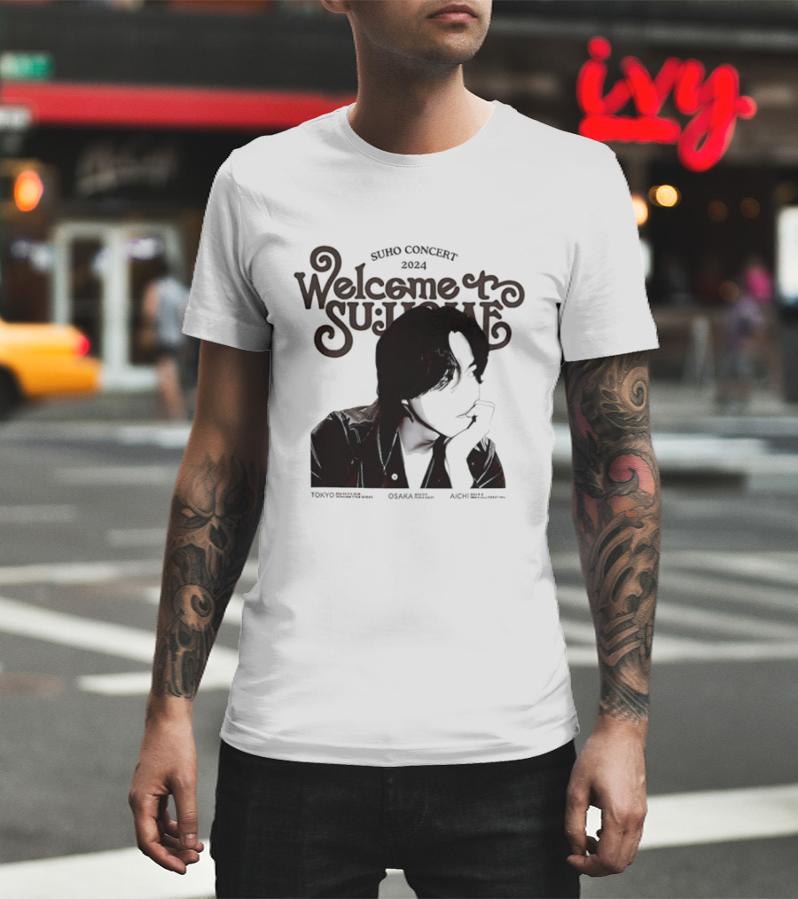 SUHO Concert 2024 Welcome To Su Home Tokyo Osaka Aichi Tour T-Shirt