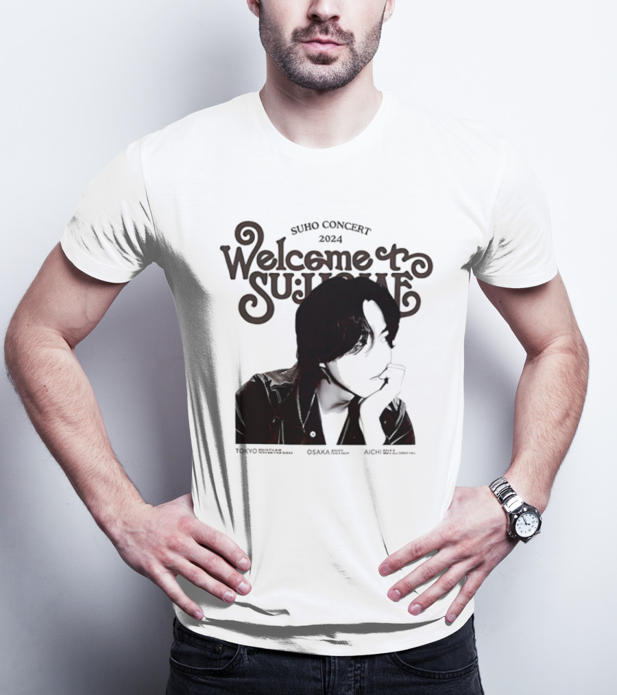 SUHO Concert 2024 Welcome To Su Home Tokyo Osaka Aichi Tour T-Shirt