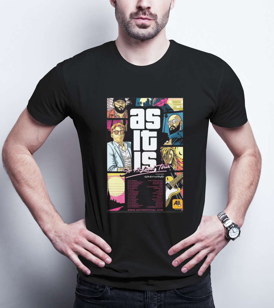 As It Is So Alive Tour UK Ireland 2026 Featuring Greywind T-Shirt