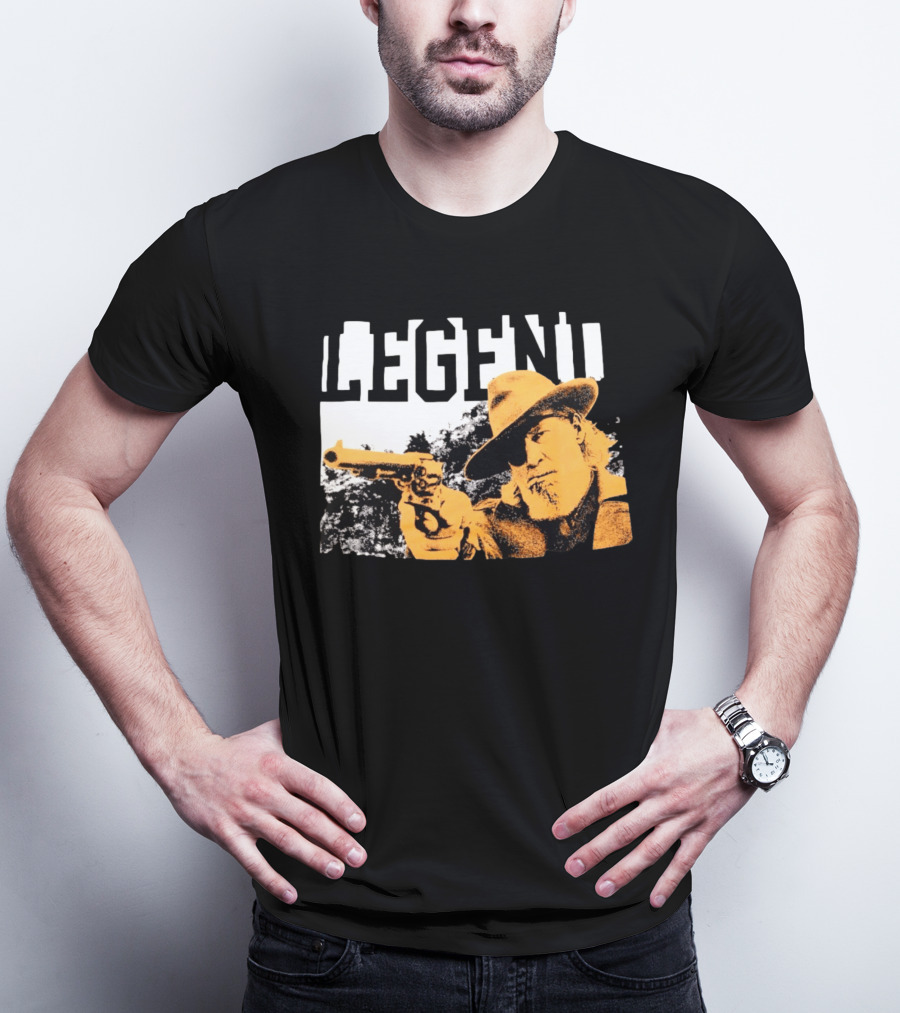 Legend Clint Eastwood Pointing Revolver T-Shirt