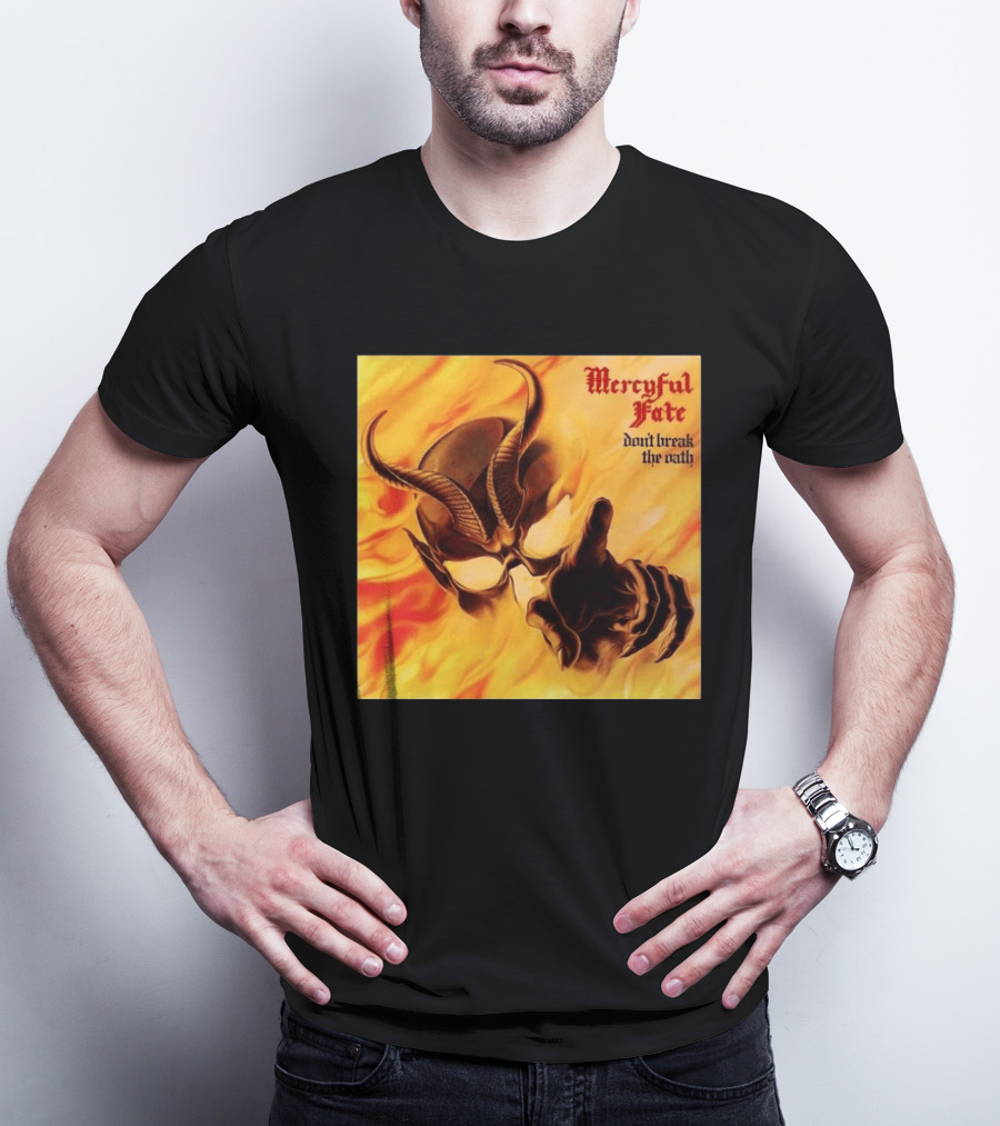 Mercyful Fate Don't Break The Oath Devil Horns Flame T-Shirt