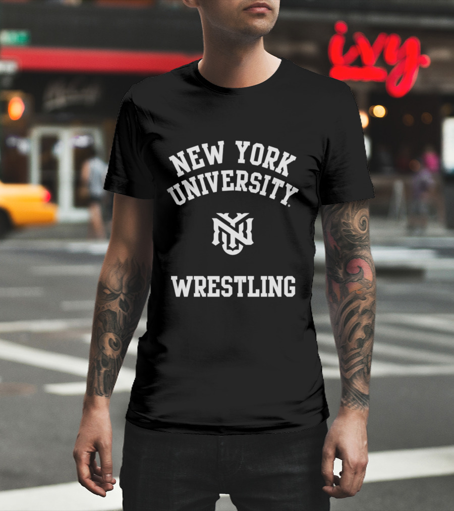 New York University Wrestling NYU NCAA Team T-Shirt