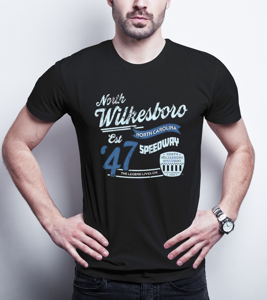 North Wilkesboro Speedway Est '47 North Carolina The Legend Lives On T-Shirt