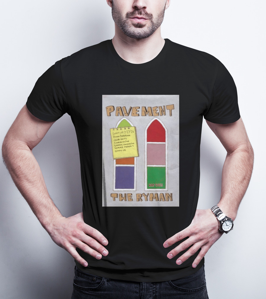 Pavement The Ryman July 27 2026 Guest List Donna Jacob John Spiral T-Shirt