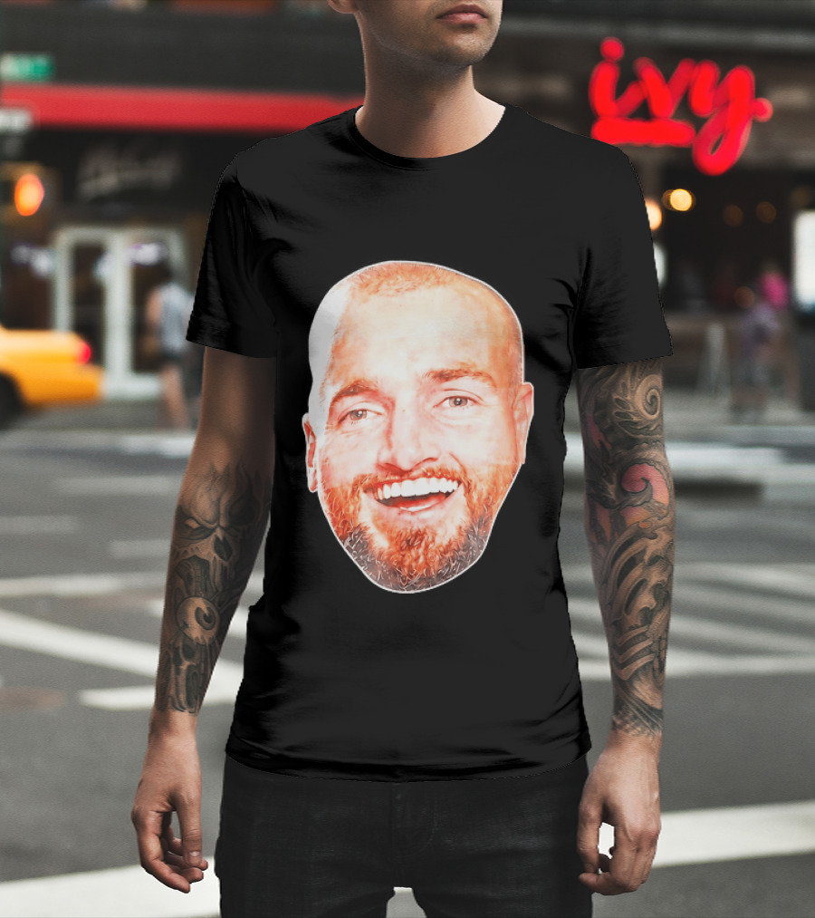 Post Malone Smiling Face Celebrity Image T-Shirt