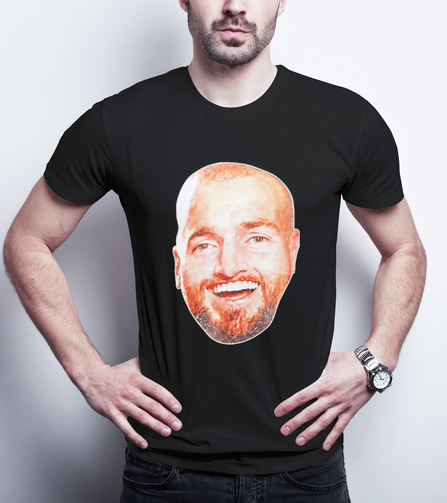 Post Malone Smiling Face Celebrity Image T-Shirt