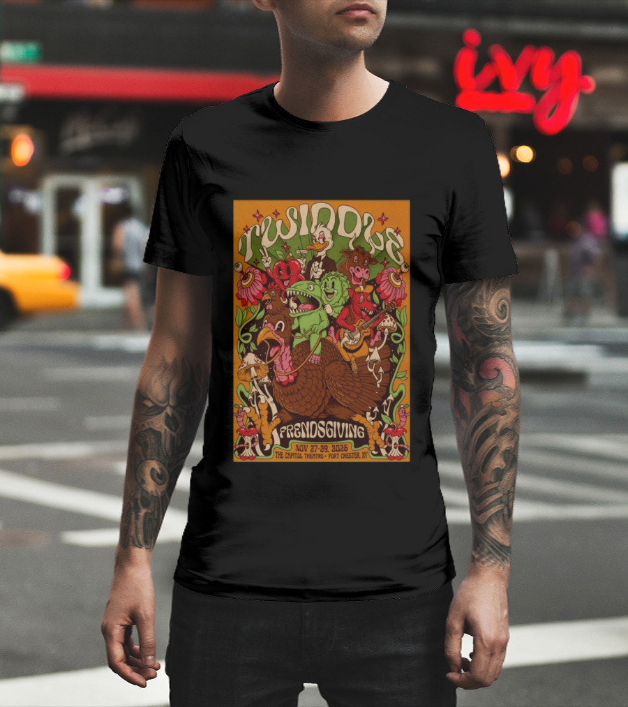 Twiddle Frendsgiving The Capitol Theatre Nov 27 29 2026 Port Chester NY T-Shirt