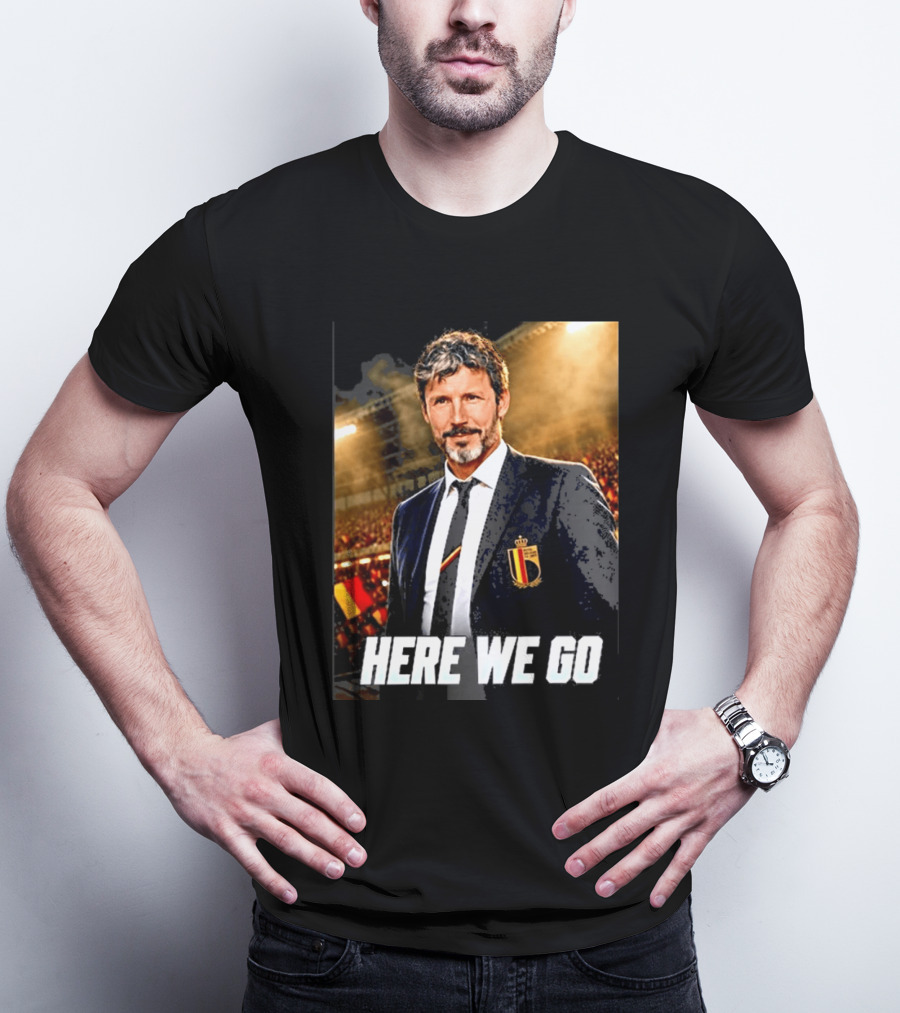 Mark Van Bommel Belgium Coach Announcement Here We Go Soccer Stadium T-Shirt