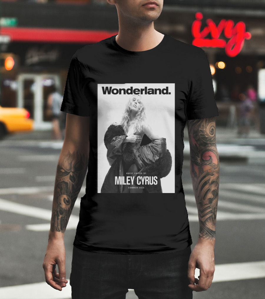 Wonderland Guest Edited By Miley Cyrus Summer 2026 T-Shirt