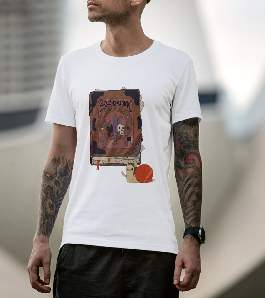 Adventure Time Enchiridion Snail Cartoon Network Book T-Shirt
