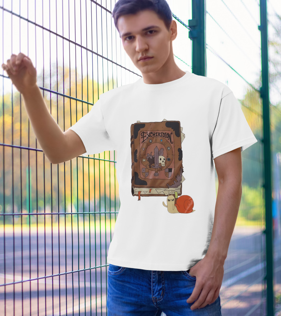 Adventure Time Enchiridion Snail Cartoon Network Book T-Shirt