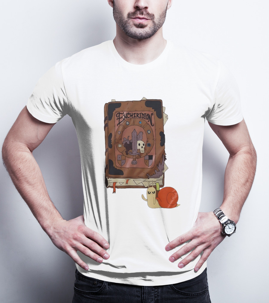 Adventure Time Enchiridion Snail Cartoon Network Book T-Shirt