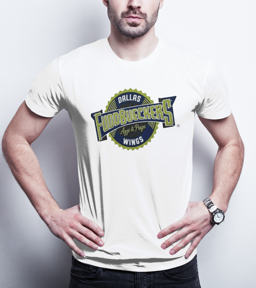 Fuddruckers Dallas Wings Azzi & Paige WNBA Basketball T-Shirt