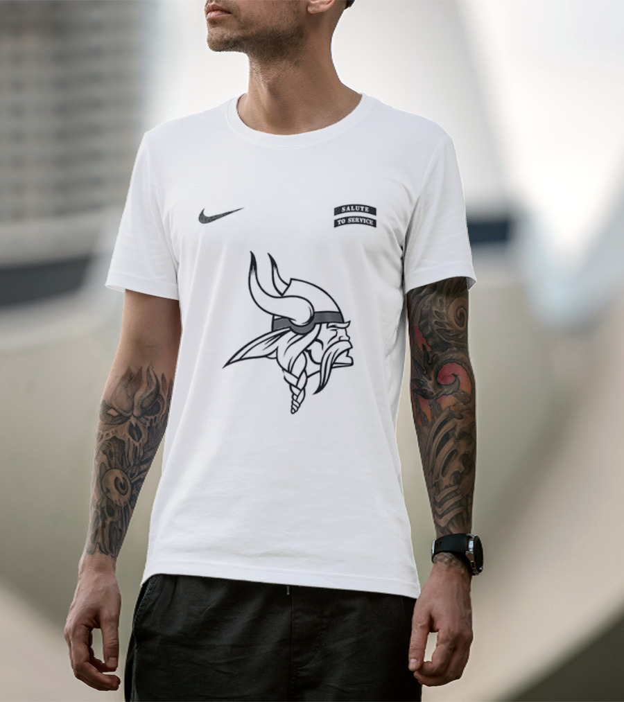 Nike Minnesota Vikings Salute To Service Camouflage NFL T-Shirt