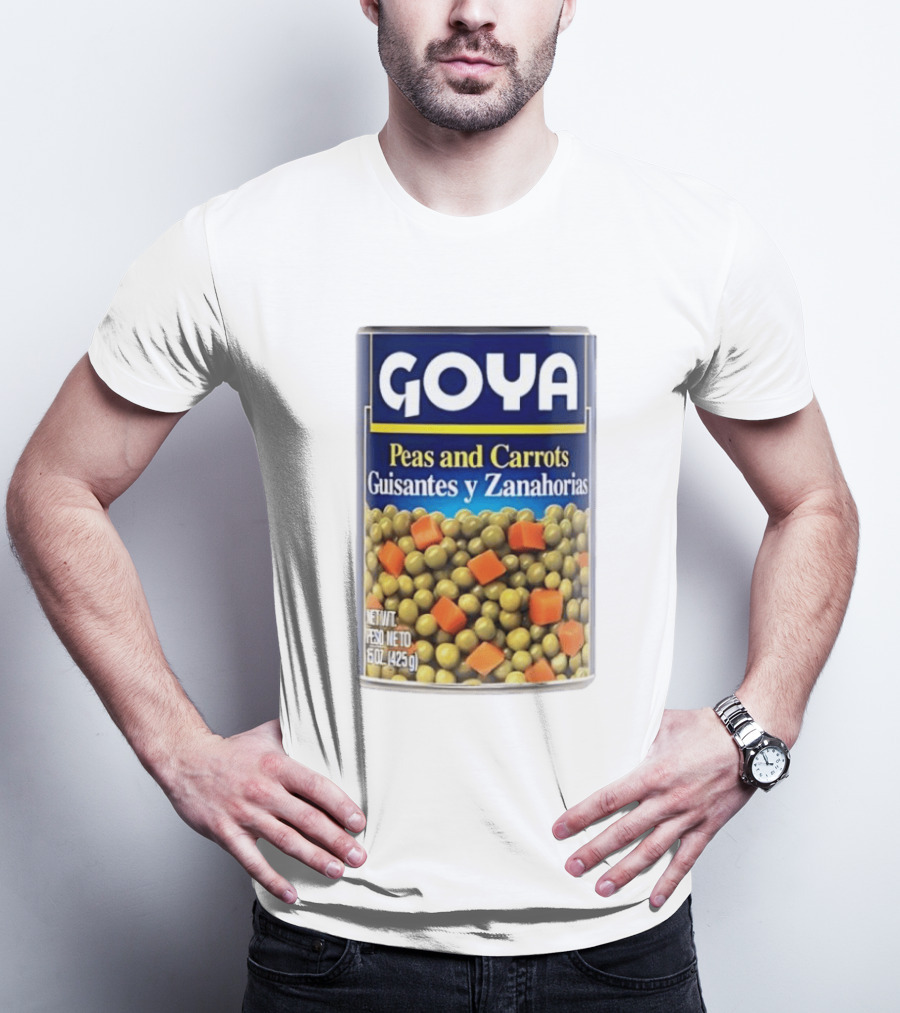 Goya Peas And Carrots Guisantes Y Zanahorias 15 Oz 425 G Canned Vegetable Mix T-Shirt