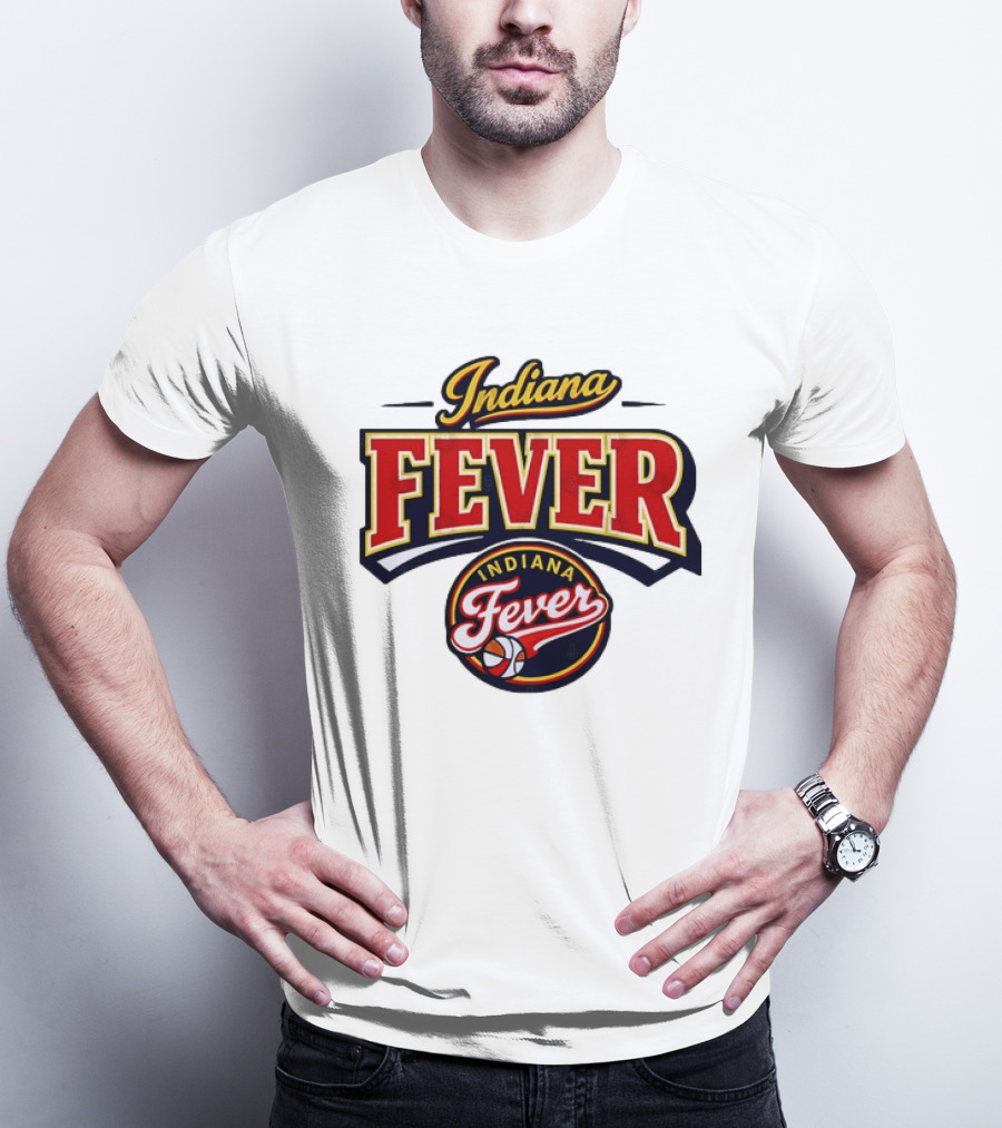 Indiana Fever WNBA Basketball Team Logo Historic T-Shirt