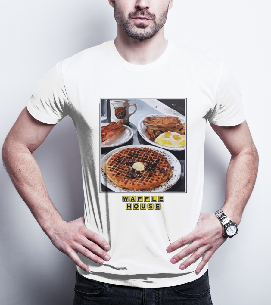 Onward Reserve Waffle House Breakfast Waffle Eggs Bacon T-Shirt