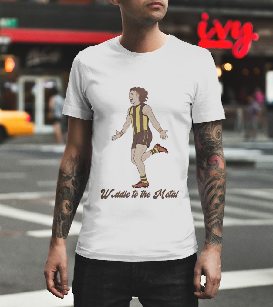 Weddle To The Metal Hawthorn Football Club Josh Weddle T-Shirt