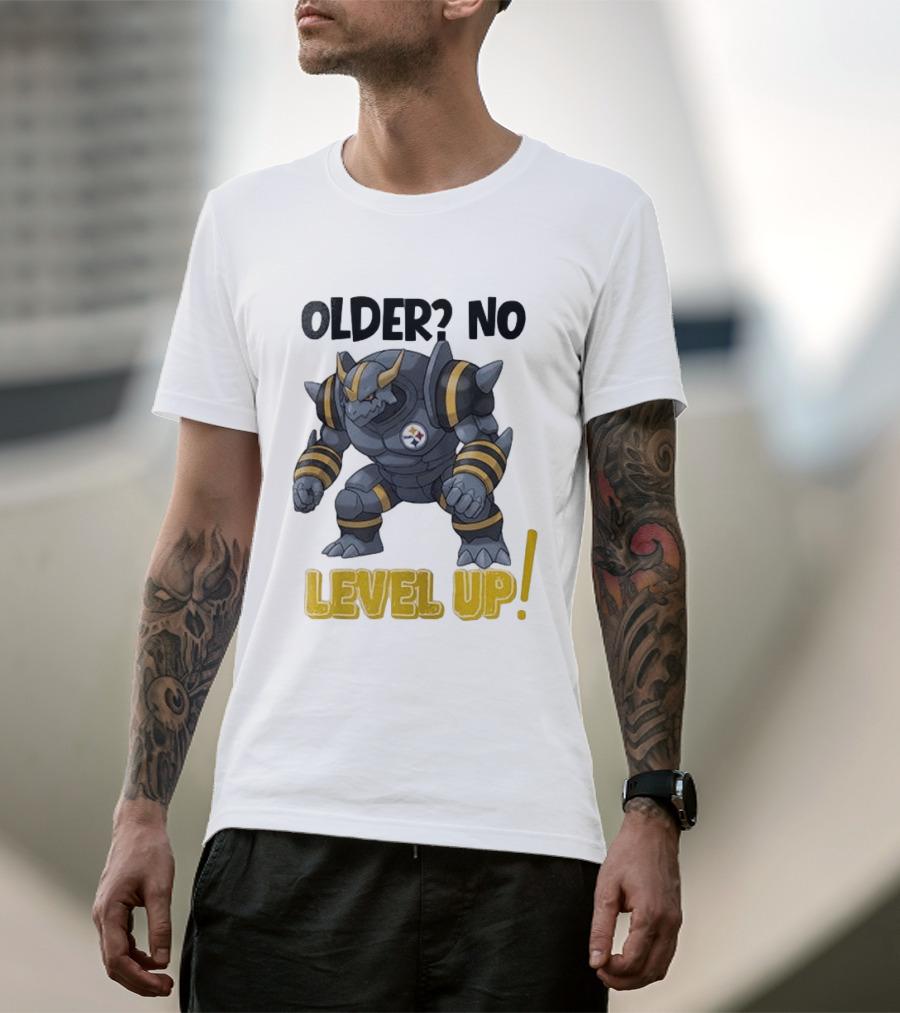 Pittsburgh Steelers X Pokémon 30th Anniversary Older No Level Up T-Shirt