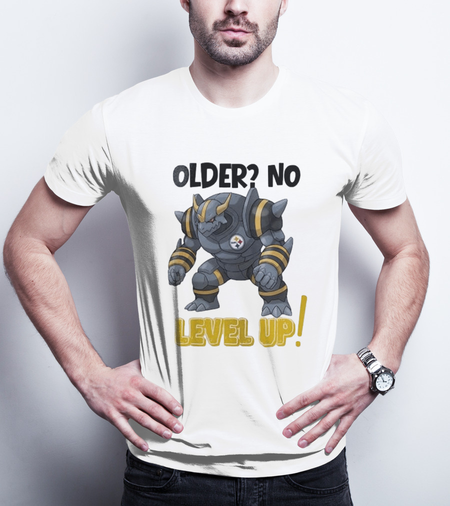 Pittsburgh Steelers X Pokémon 30th Anniversary Older No Level Up T-Shirt