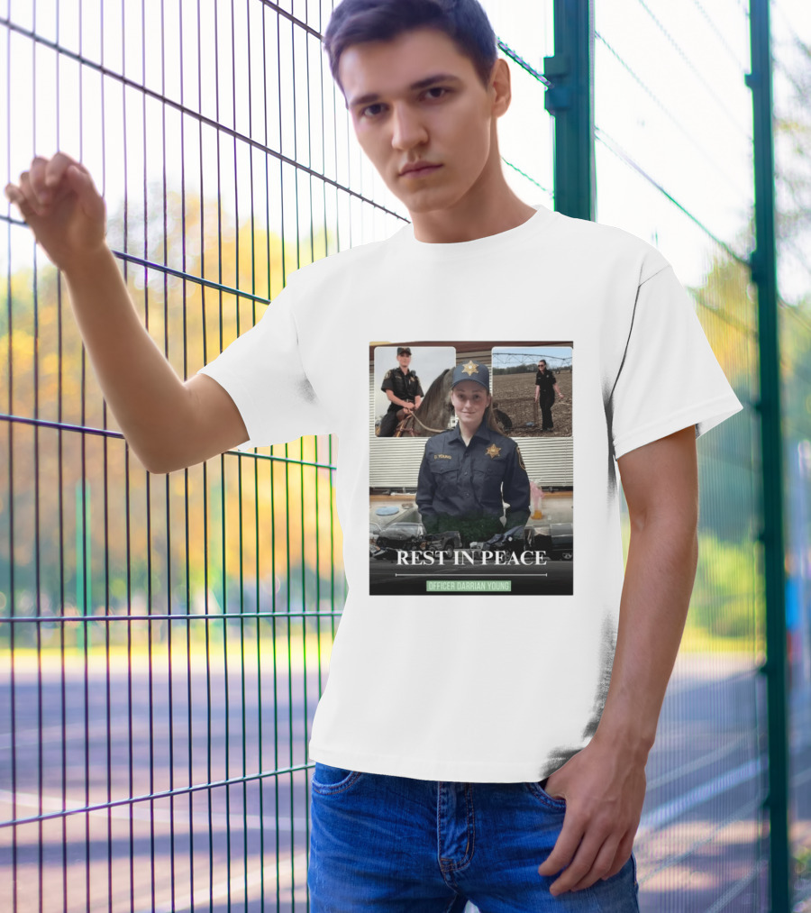 Rest In Peace Officer D. Young Memorial T-Shirt