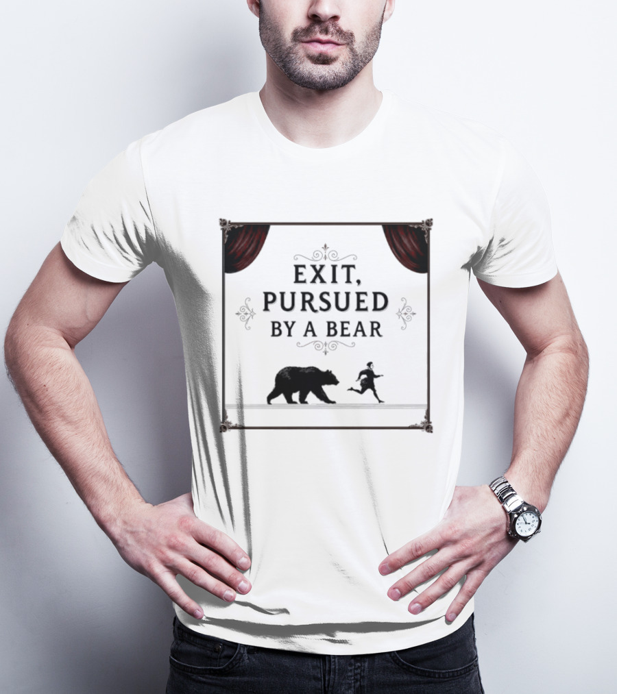 William Shakespeare The Winters Tale Exit Pursued By A Bear T-Shirt