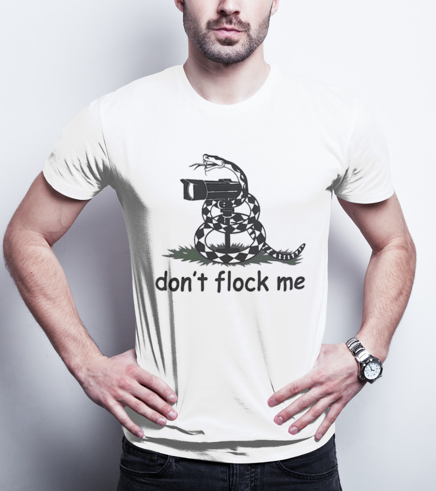 Snake Don't Flock Me Don't Tread On Me 2026 Coiled Gun T-Shirt