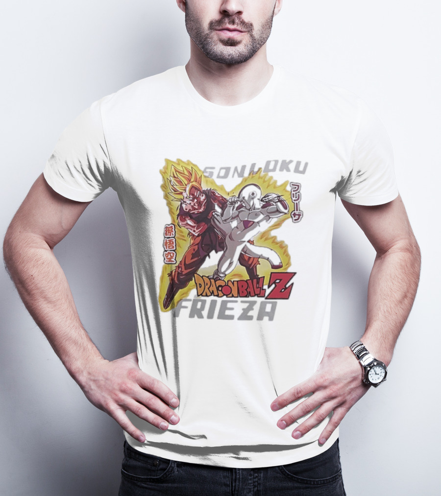 Son Goku Frieza Dragon Ball Z Anime Showdown T-Shirt