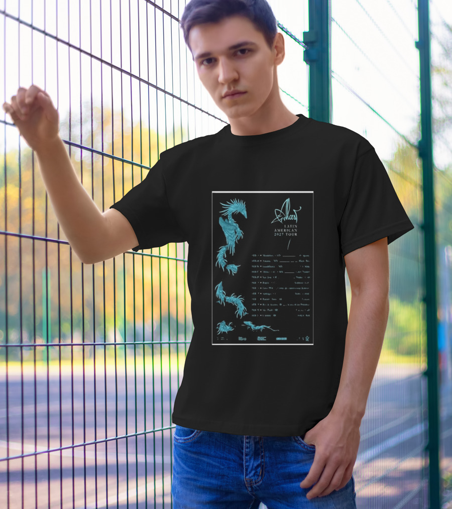 Alcest Latin American Tour 2027 Dates And Locations With Mythical Dragon T-Shirt